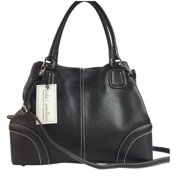 Viola Castellani | Bags | Viola Castellani Milano Made In Italy Tote ...